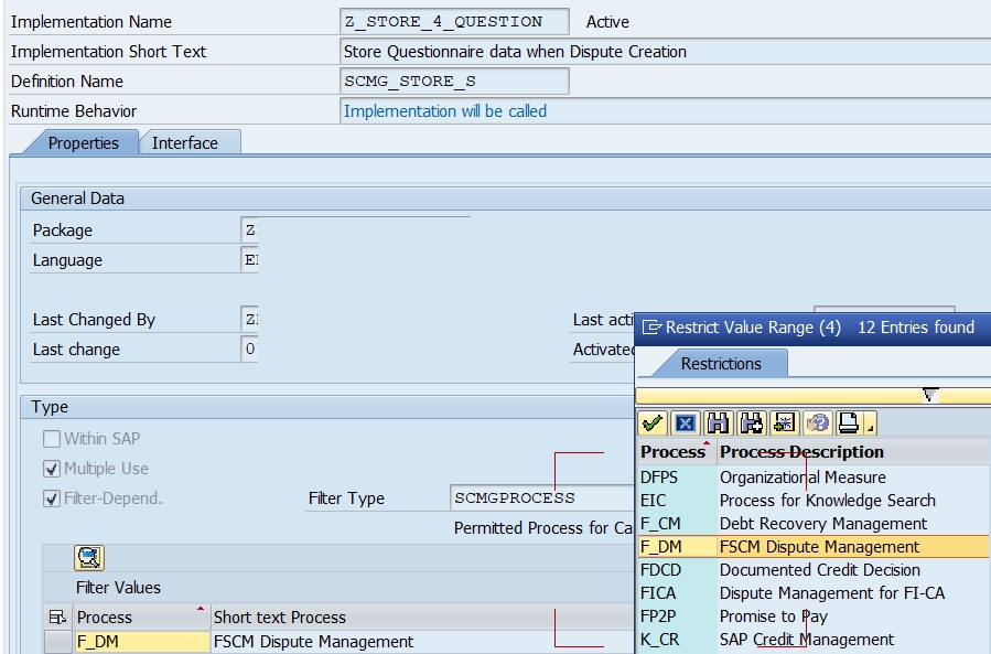SAP ABAP Central: Customized Fields at Dispute case creation screen for ...