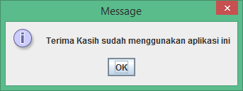 Contoh Program GUI dengan Konsep PBO | Dewa-Pemrograman