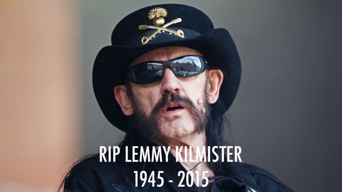 Speed From Hell: LEMMY - 1945 -2015 Descanse en paz
