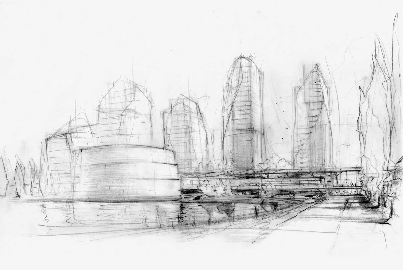 Dominique Dion croquis d'architecte : janvier 2016