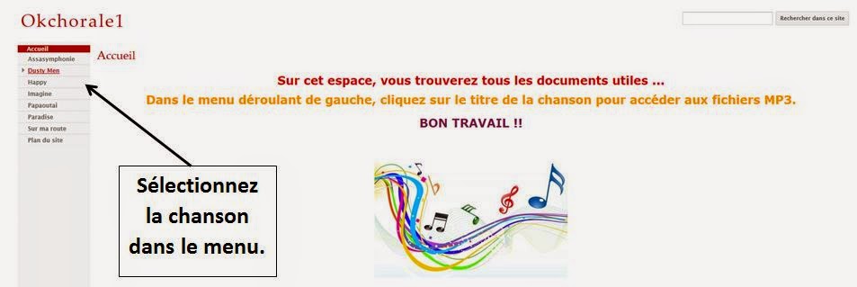 OK Chorale: Les premiers MP3 sont en ligne