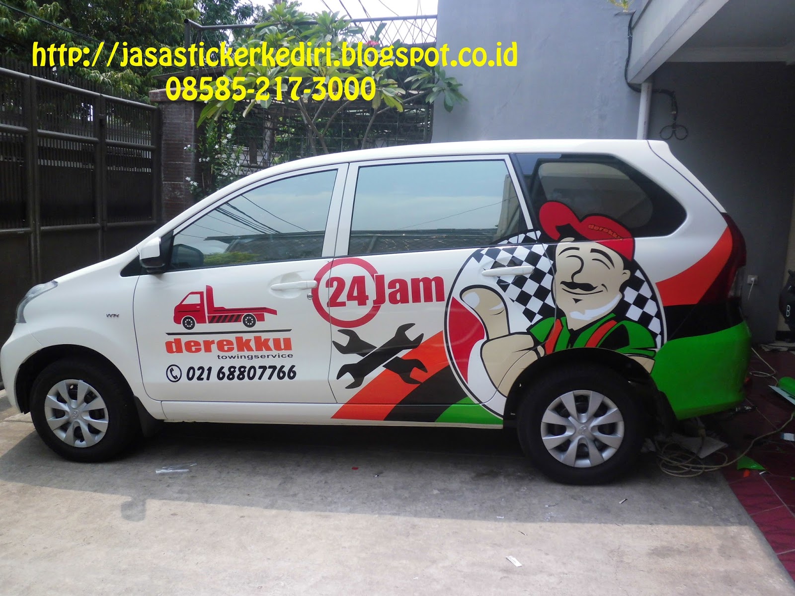 Harga Sticker Branding Mobil : 08585-217-3000 | Jasa Pasang Sticker ...