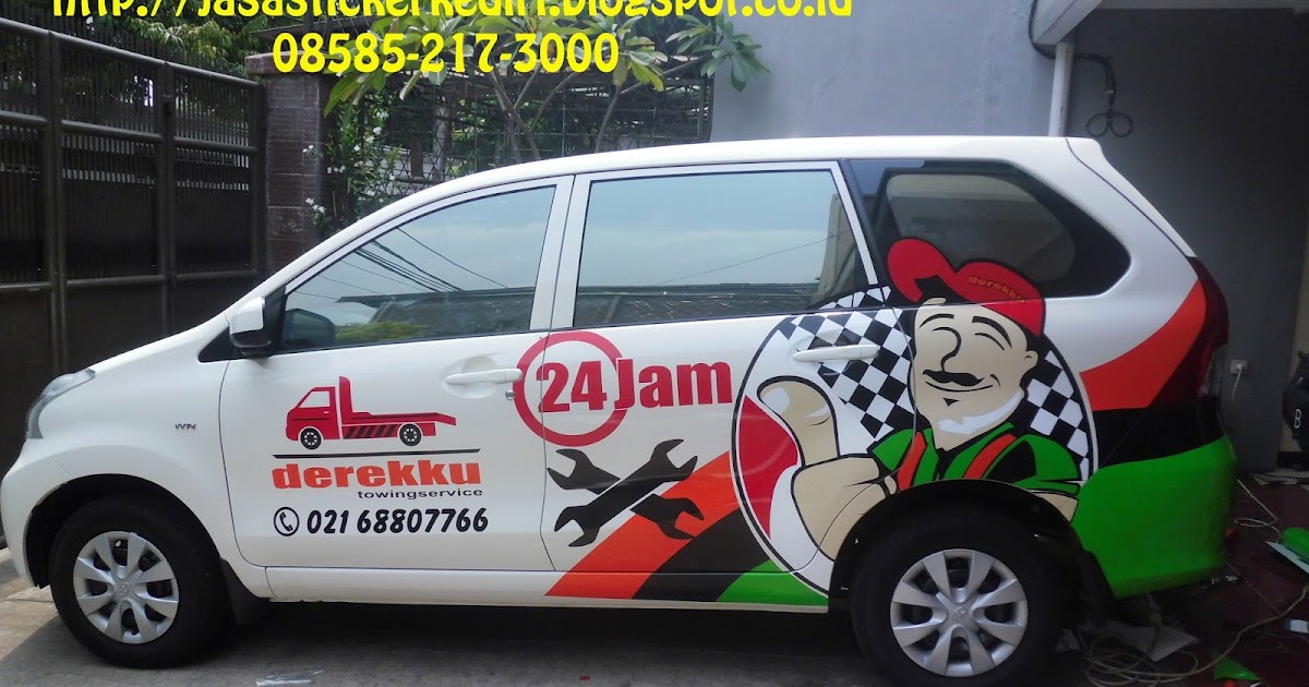 Harga Sticker Branding Mobil : 08585-217-3000 | Jasa Pasang Sticker ...