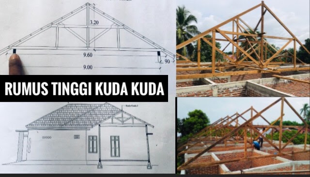 RUMUS MENGHITUNG TINGGI KUDA-KUDA ATAP RUMAH - AL FARUQ tukang aceh