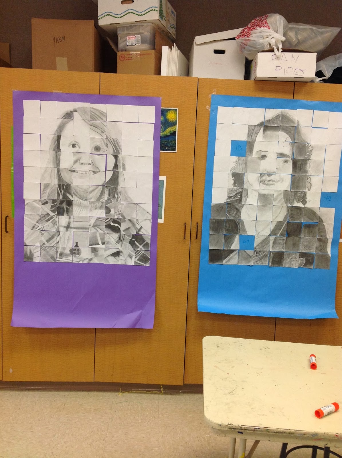 Miss Arty Pants: Group Grid Drawing