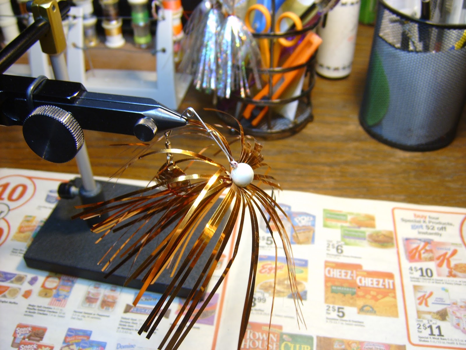 Pup's Jig Works: Safety Pin Spinners