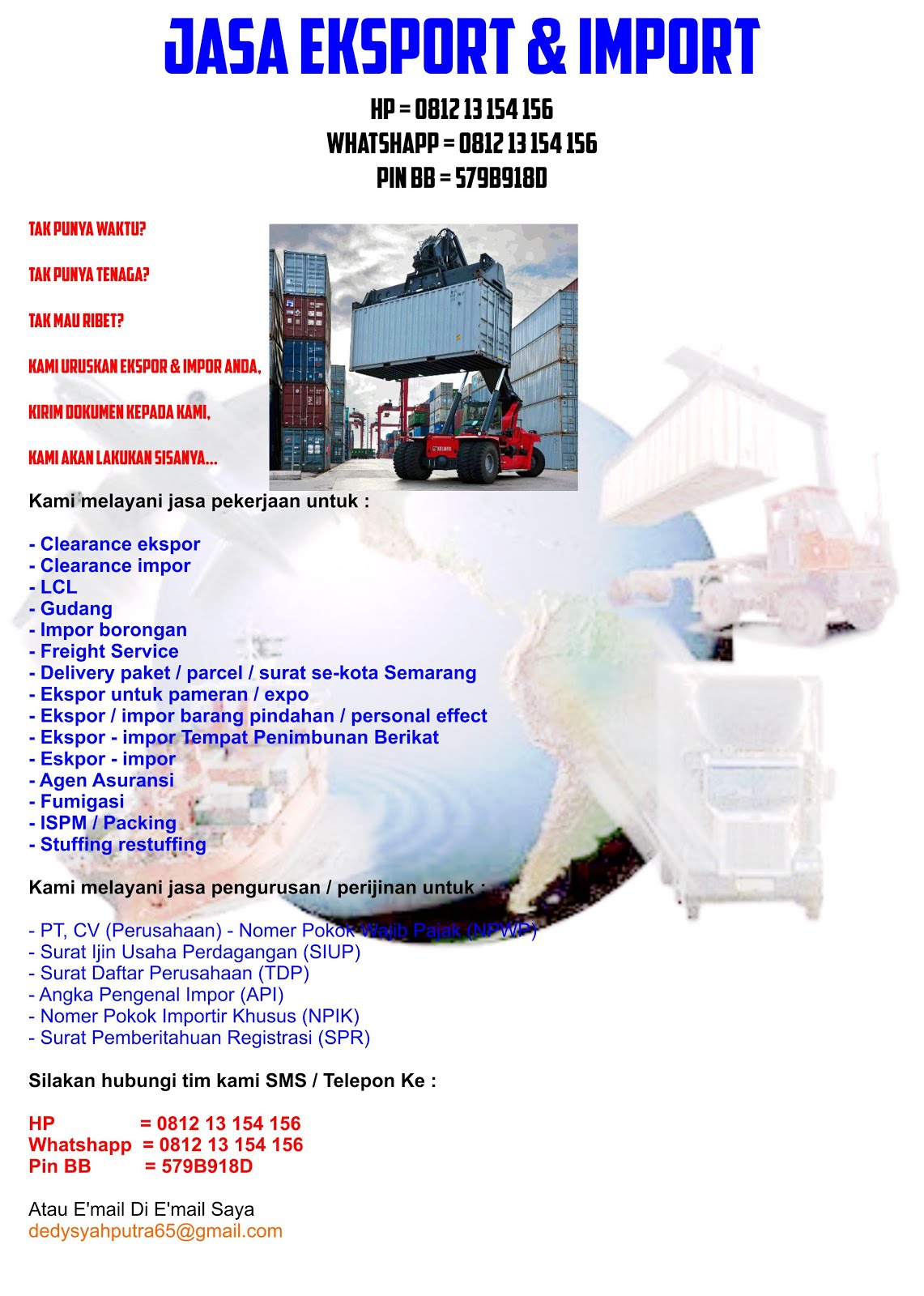 JASA EKSPORT IMPORT JAKARTA: JASA EKSPORT IMPORT