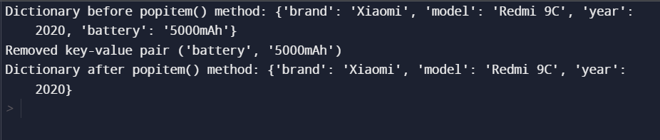 Geek4Tutorial.com: Dictionaries in Python