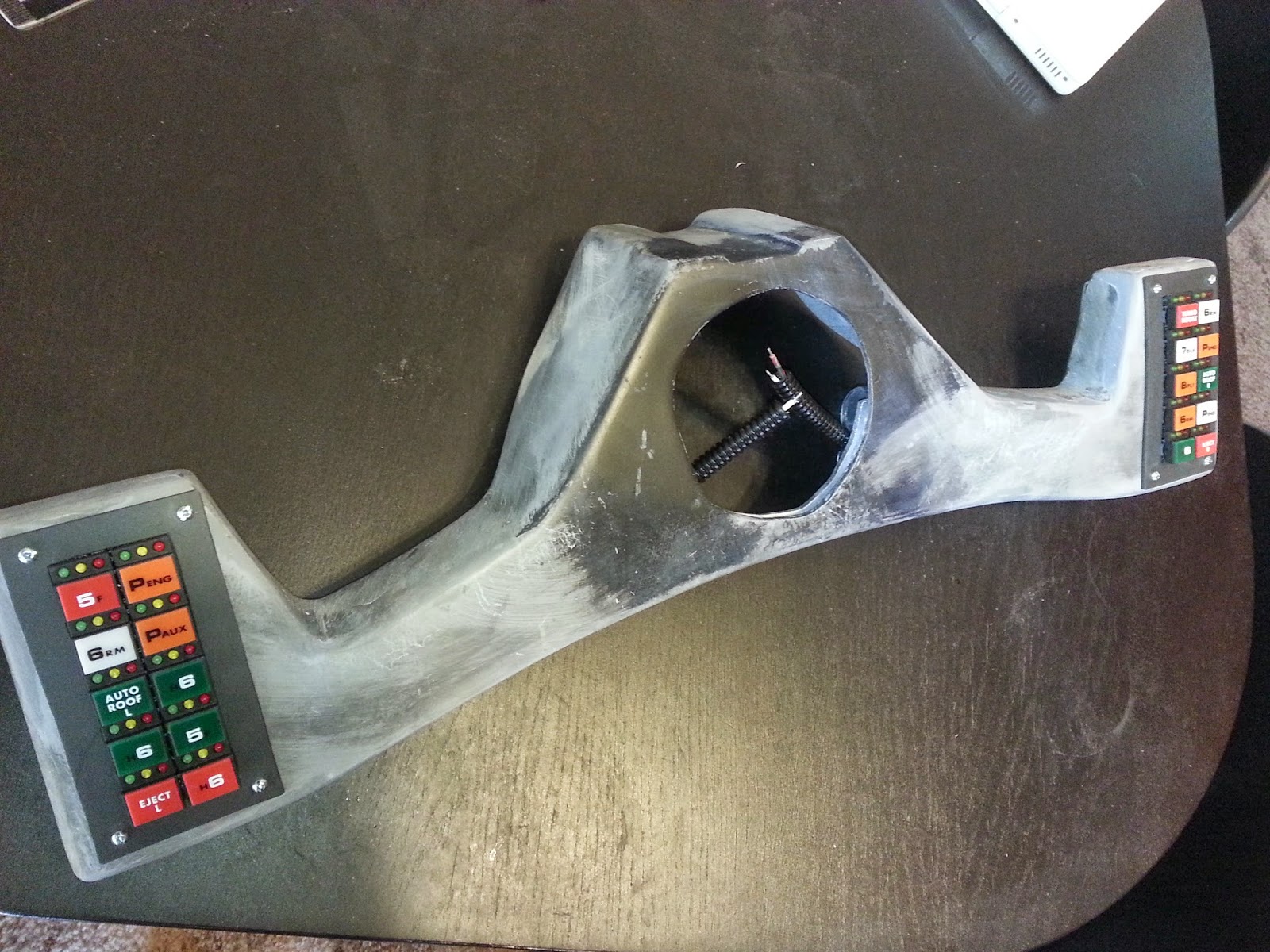 My Knight Rider 2000 project: Switch Pod Buttons Installation