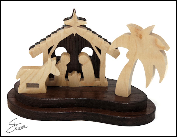 Scrollsaw Workshop: Christmas in July Nativity Scroll Saw Pattern.