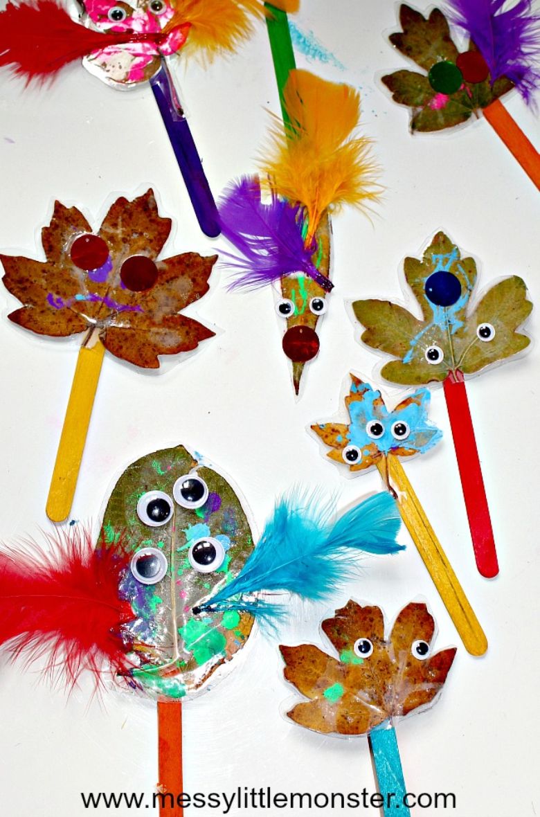 Fun Leaf crafts & Activities - Messy Little Monster