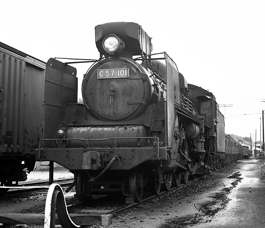 SL現役の頃、そしてその後: 12月の 山陰本線のD51 -3 1973.12.16