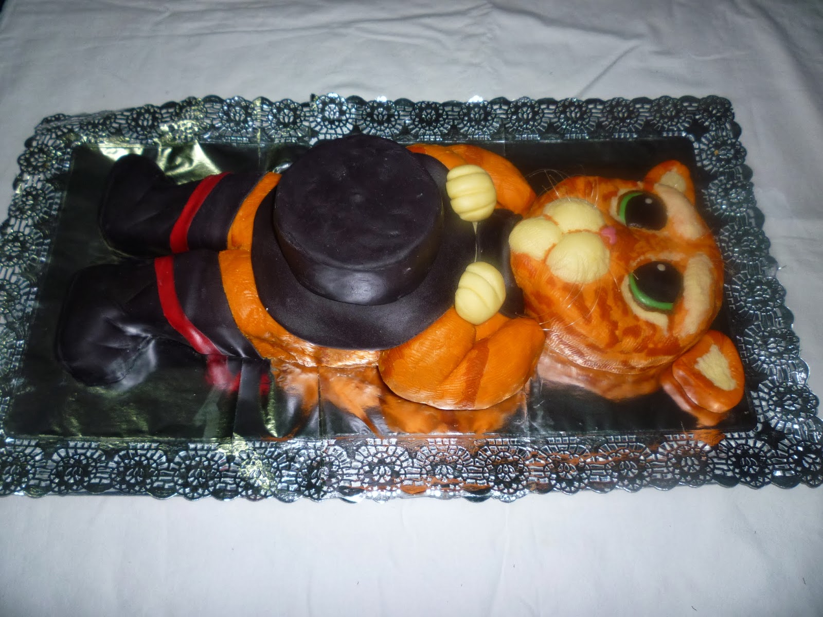 PiliCakes: Tarta Gato Con Botas