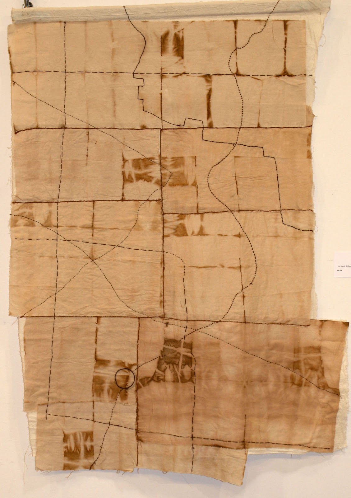 Red Thread Collective: Tea–bag trail by Susan Long