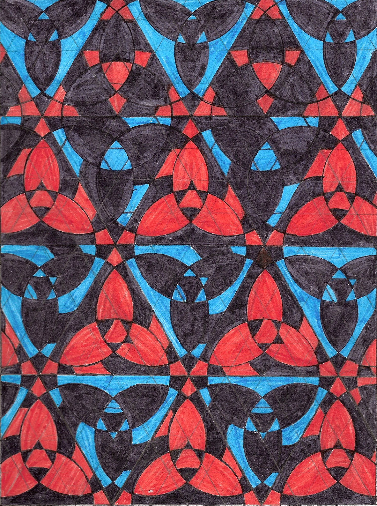 TRIÁNGULO. MÓDULO. RED ISOMÉTRICA 1 | .imagenesola imagen y la ...