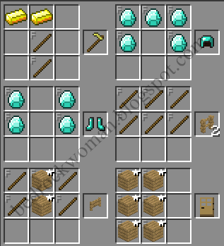 Todos los crafteos de Minecraft 1.7.2