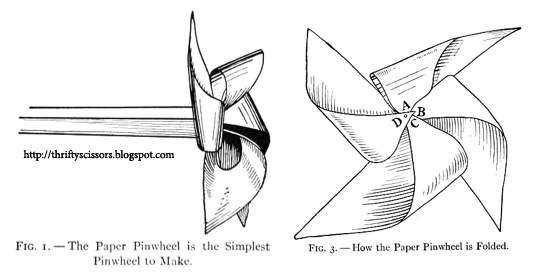 How to make a paper pinwheel | Thrifty Scissors