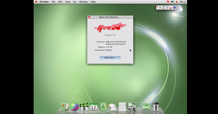 North Korea's Red Star OS (Looks Like Mac OS X) Spies on its Own People