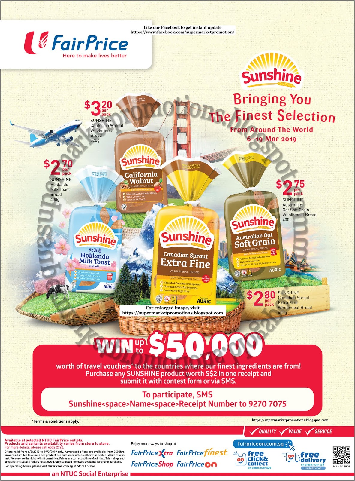 NTUC FairPrice Sunshine Promotion 06 - 19 March 2019 ~ Supermarket ...