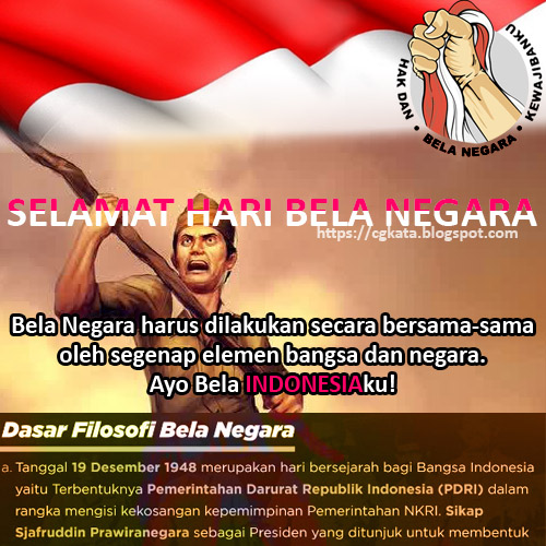 KUMPULAN KATA MUTIARA UCAPAN HARI BELA NEGARA - CGKATA