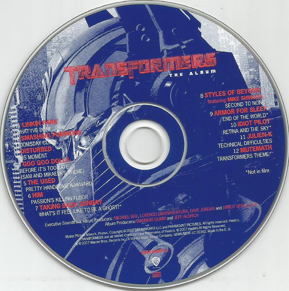 CD-BOX-017: Transformers (Du Film)