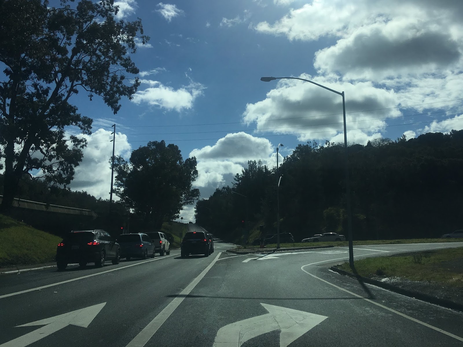 California State Route 84 over the Santa Cruz Mountains from I-280 west ...
