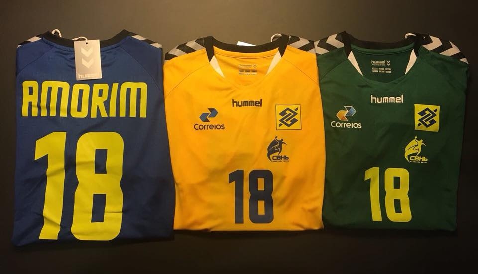 Hummel lança as novas camisas da Seleção Brasileira de handball - Show ...