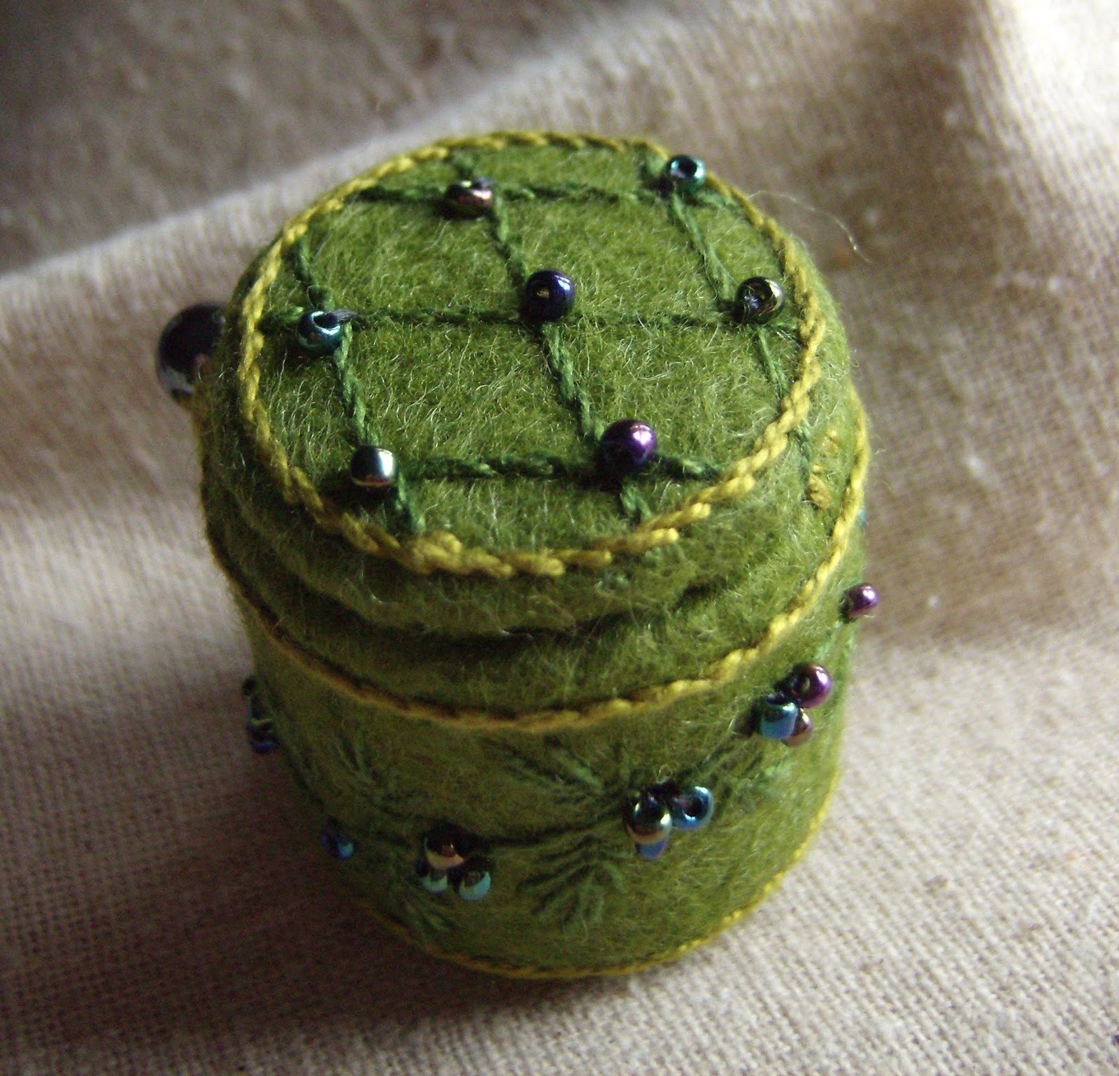 Shawkl Designs: Felt Thimble Holders