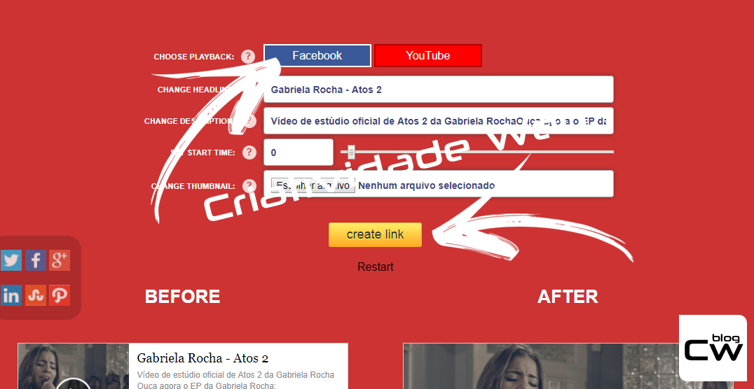 Criatividade Web: COMO COMPARTILHAR VÍDEOS DO YOUTUBE NO FACEBOOK EM FORMATO GRANDE