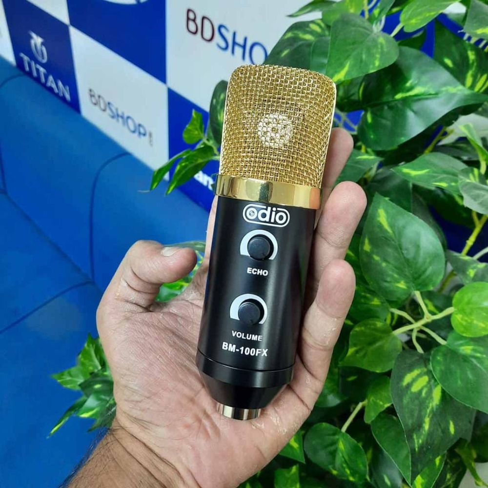 BM-100FX USB Powered Condenser Studio Recording Microphone With Noise ...