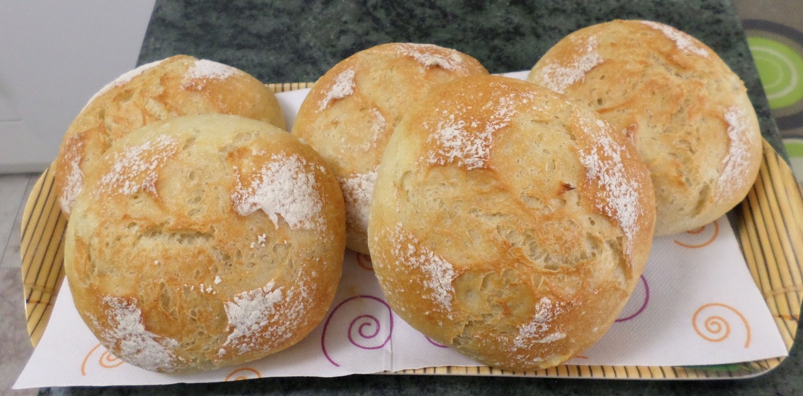 Mi cocina: Bollos de pan sin amasado