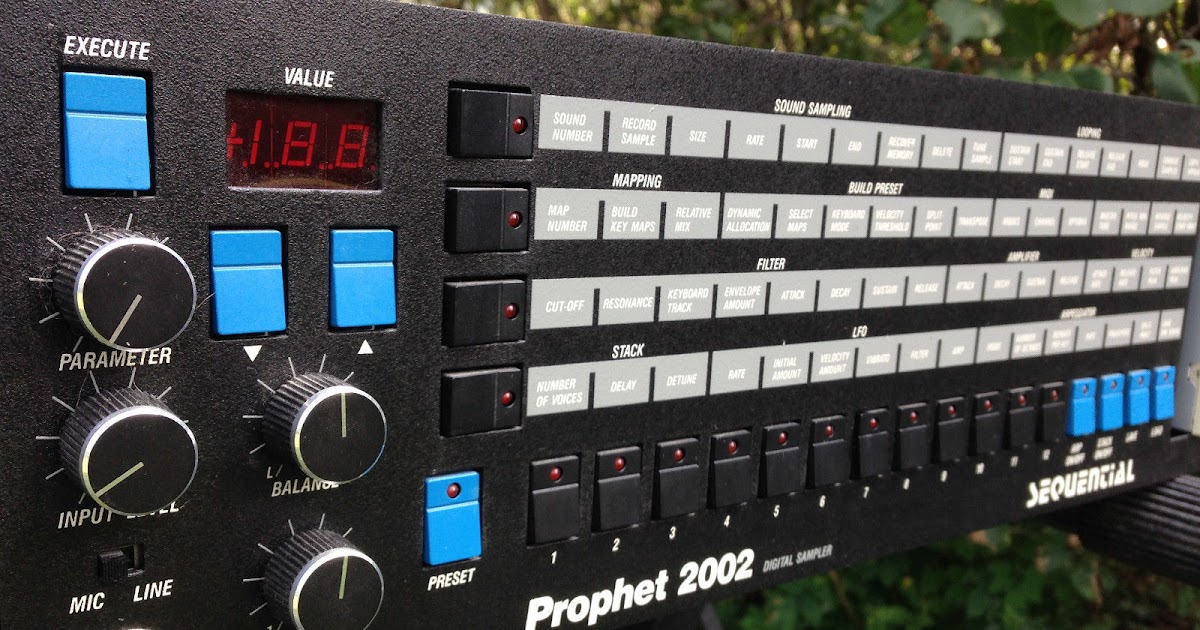 MATRIXSYNTH: Sequential Circuits Prophet 2002 Rack Mount Sampler