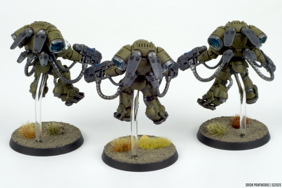 Orion Paintworks: Showcase: Primaris Inceptor Squad