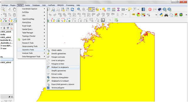 Geospatial Solutions Expert: QGIS Multipart to Singleparts