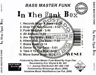 CD Bass Master Funk- In The Funk Box (1993) - Site Funk antigo