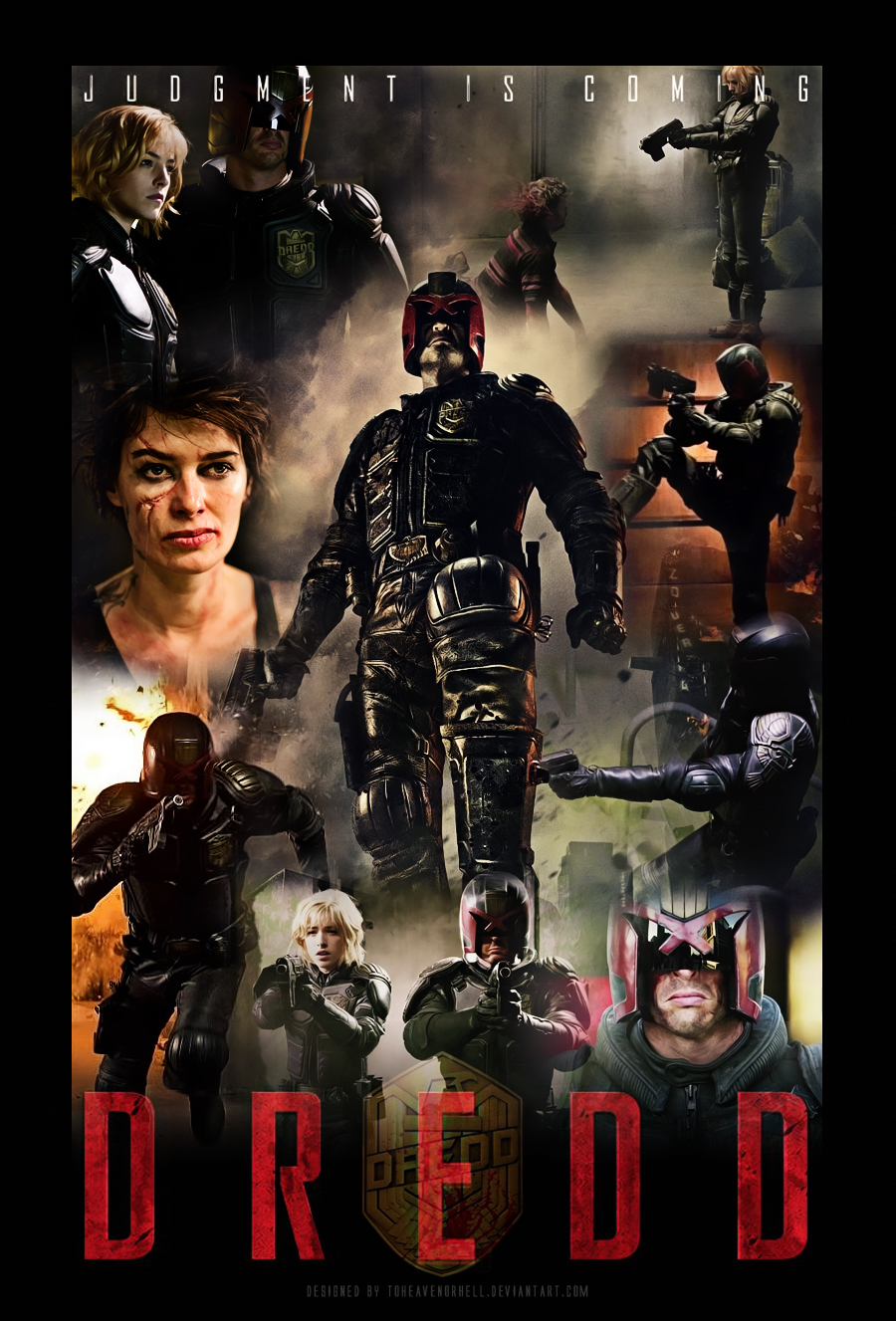The Geeky Nerfherder: Movie Poster Art: Dredd (2012)