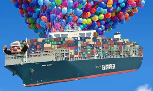23 Memes React To Suez Canal blocked by huge container ship Evergreen