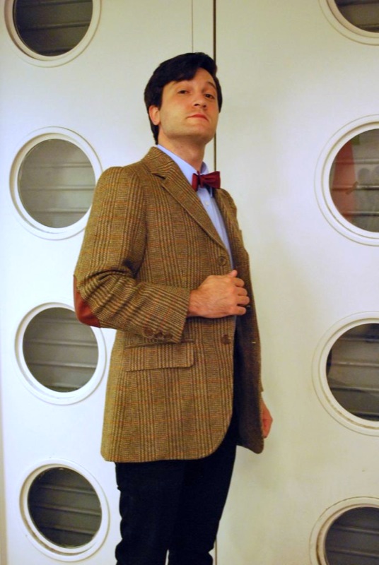 Making My 11th Doctor Costume: Shetland Tweed jacket does NYC