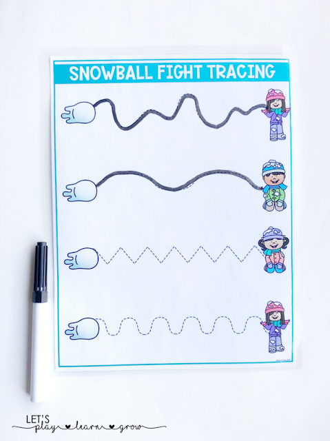 Winter Themed Busy Binder Activities | Lets Play.Learn.Grow