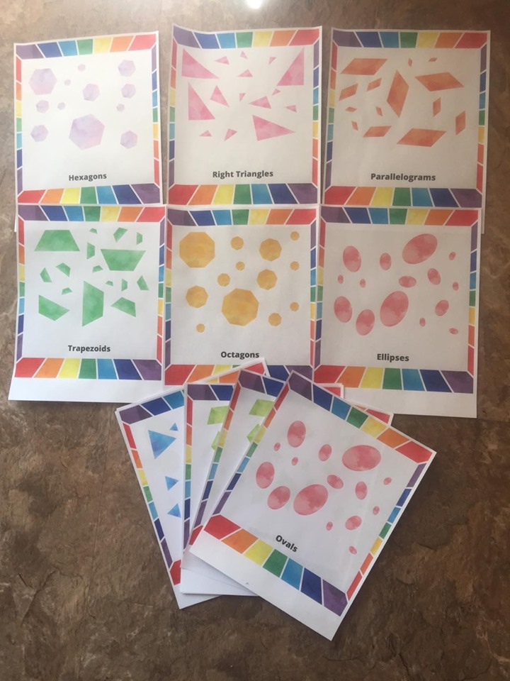 Messy, Beautiful, Fun: Printable Shapes Pack Teaches All These Shapes!