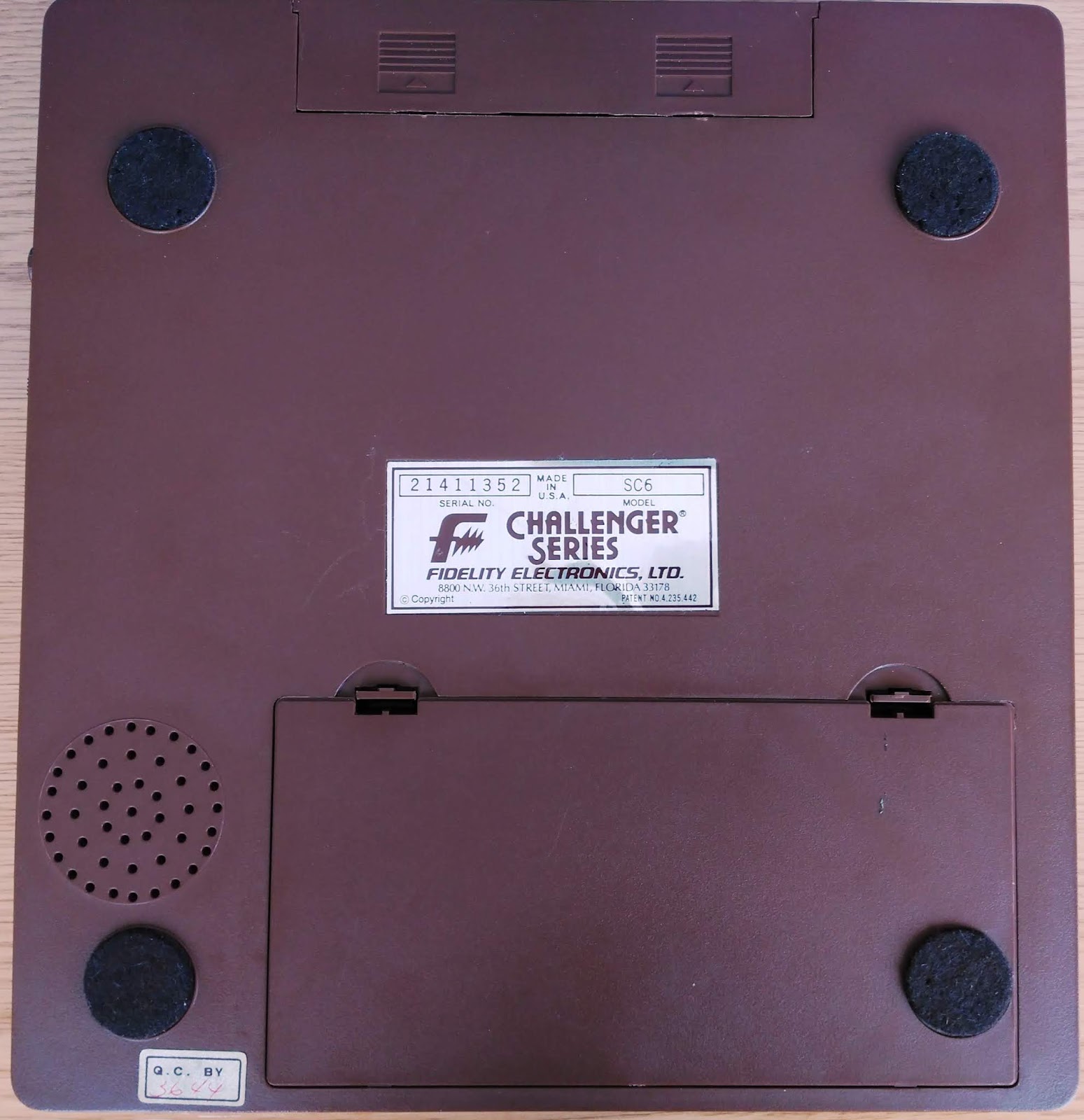 Retro Ordenadores Orty: Fidelity Sensory Chess Challenger "6" (SC6) (1982)