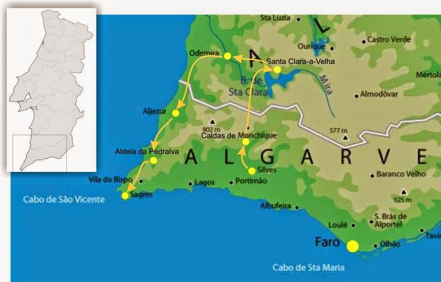 Portugal Albufeira Kaart - kaart