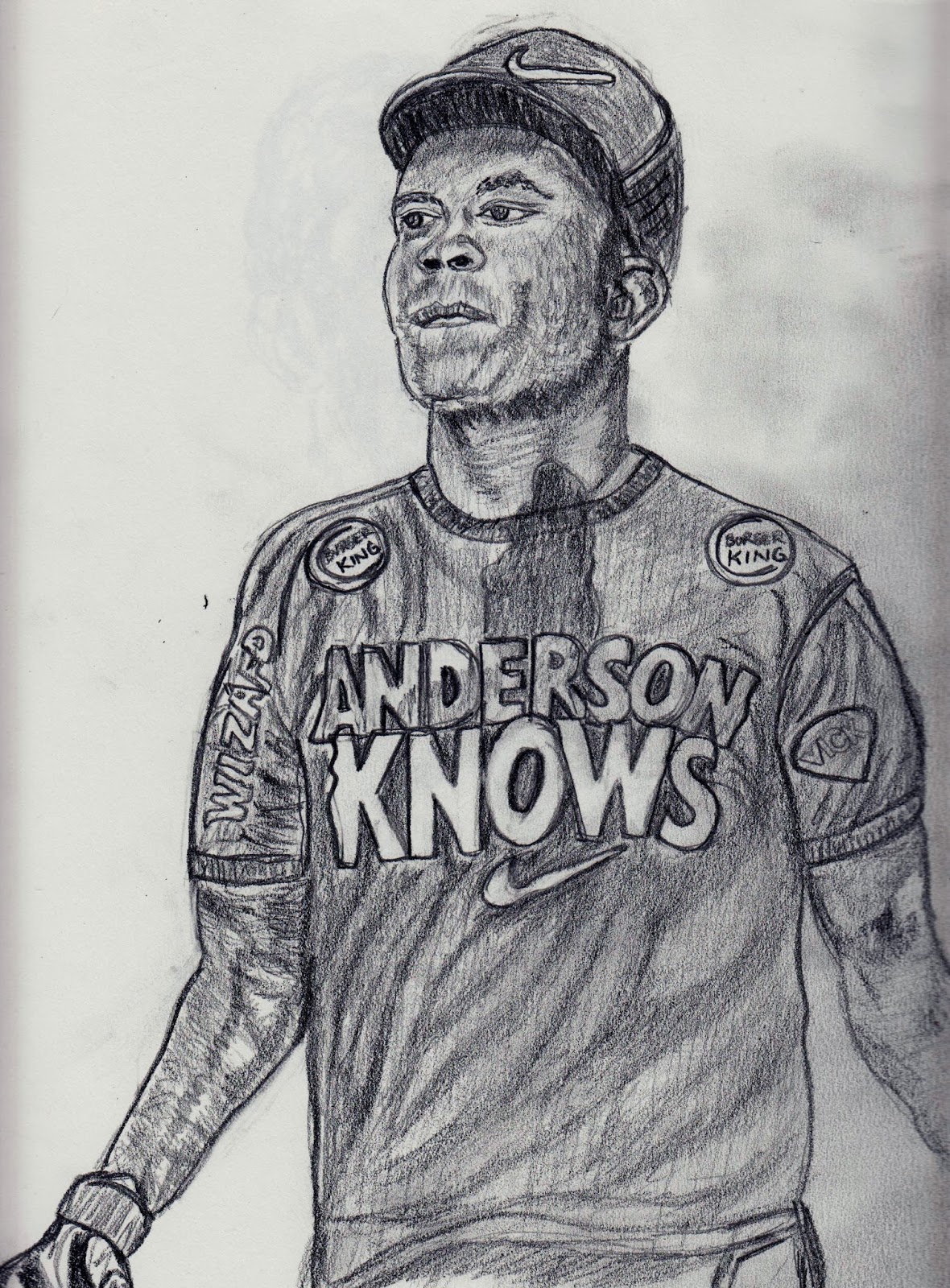 MMA Cartoon: Anderson Silva drawing