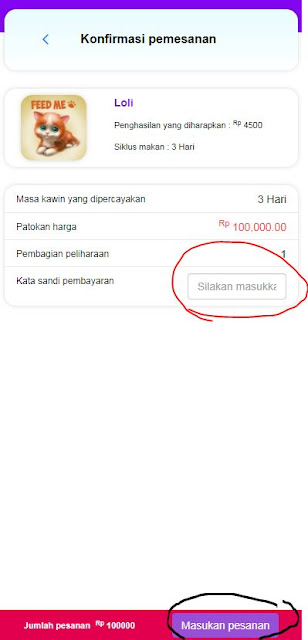 Aplikasi Uang Pelihara Kucing