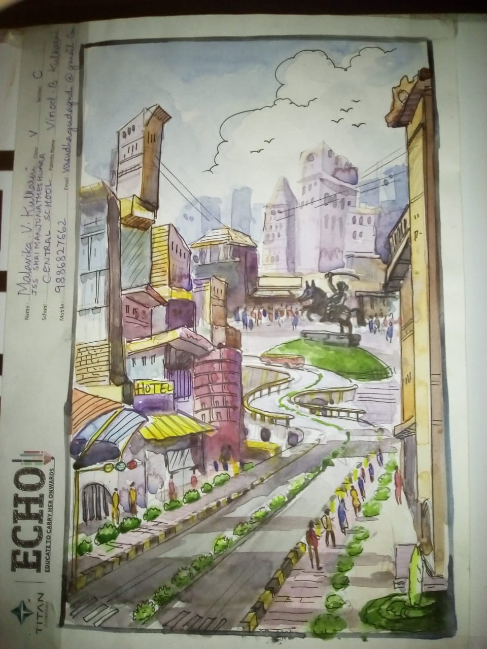 Smart City - drawing/ shriharsh bahuroopi