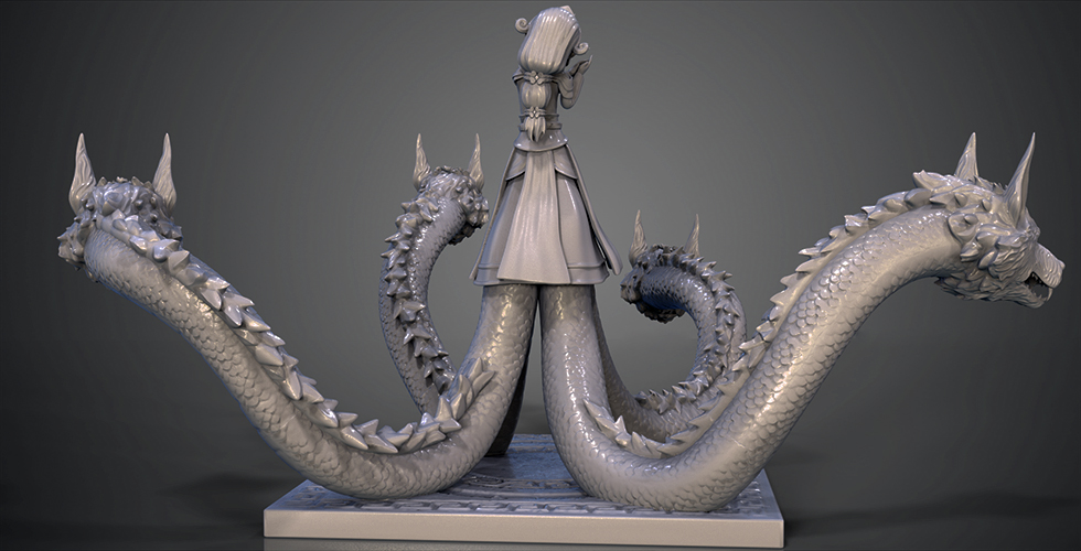 Smite - Scylla 3D Model for Printing | Static | 3D Printing Designs