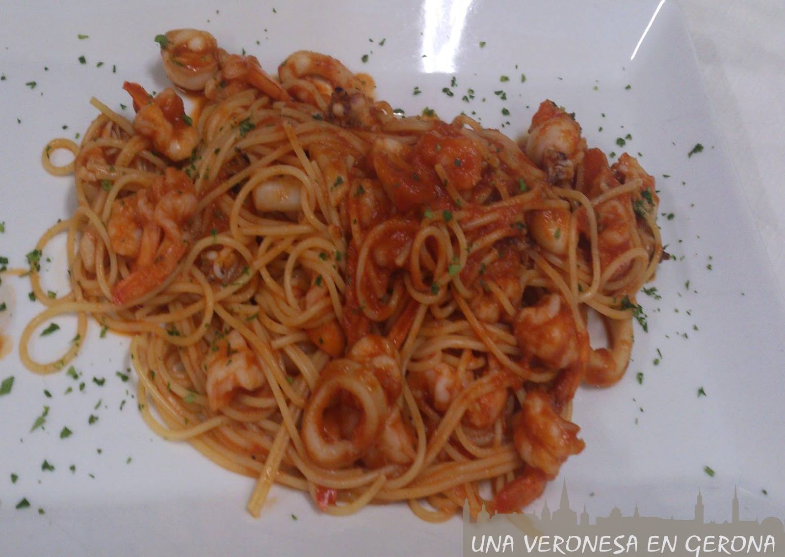 Una veronesa en Gerona: Pasta al pesce