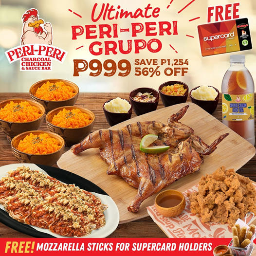 Manila Shopper: Peri-Peri Charcoal Chicken & Sauce Bar Ongoing Promos