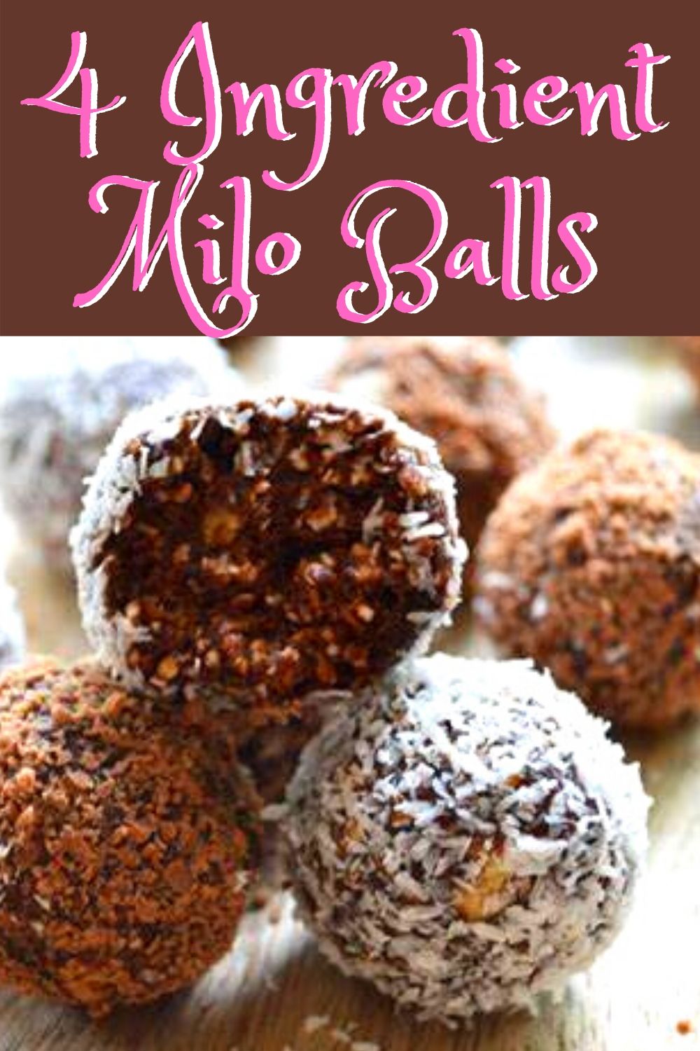 New ! 4 Ingredient Milo Balls