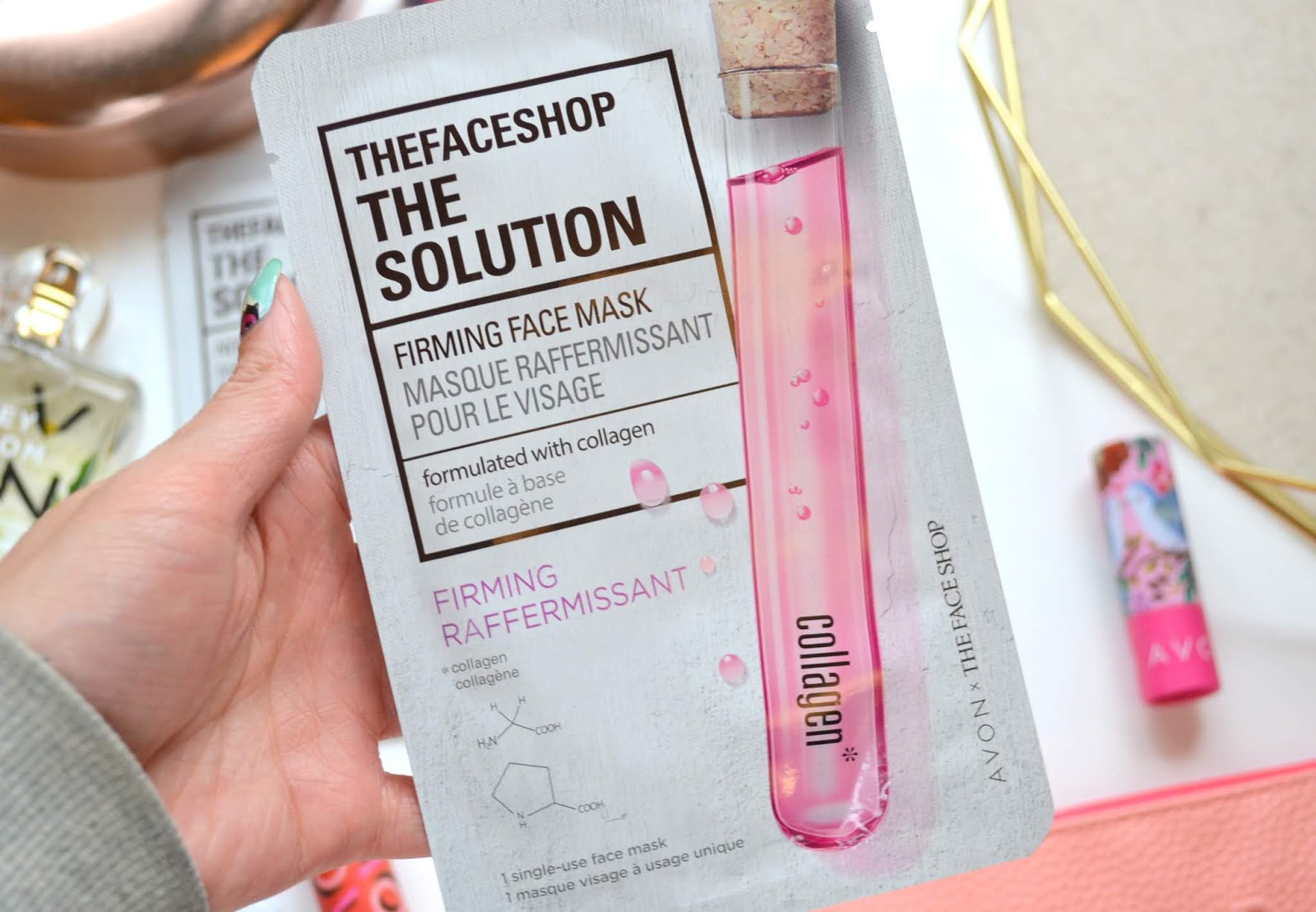 SHEET MASK | Avon x The Face Shop The Solution Firming and Nourishing ...